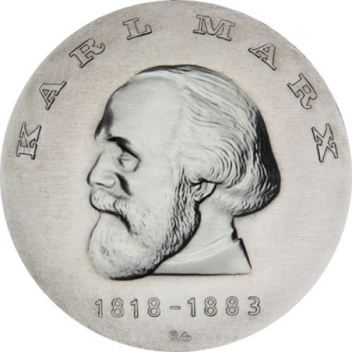 DDR 20 Mark 1968 Gedenkmünze Karl Marx
