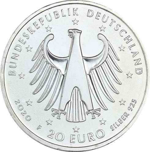 Deutschland 20 Euro Silber 2020 Ludwig van Beethoven